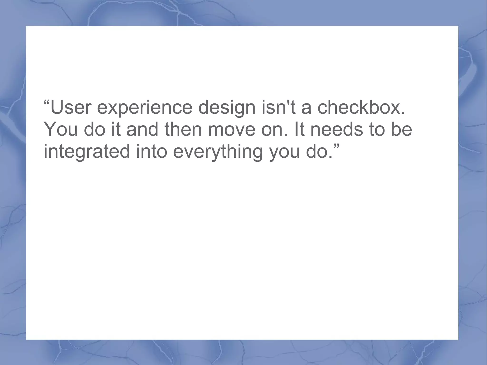 Introduction to User Experience Design | PDF