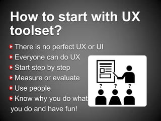 Introduction to UX Practices | PPTX | Shareware and Freeware | Computer Software and Applications