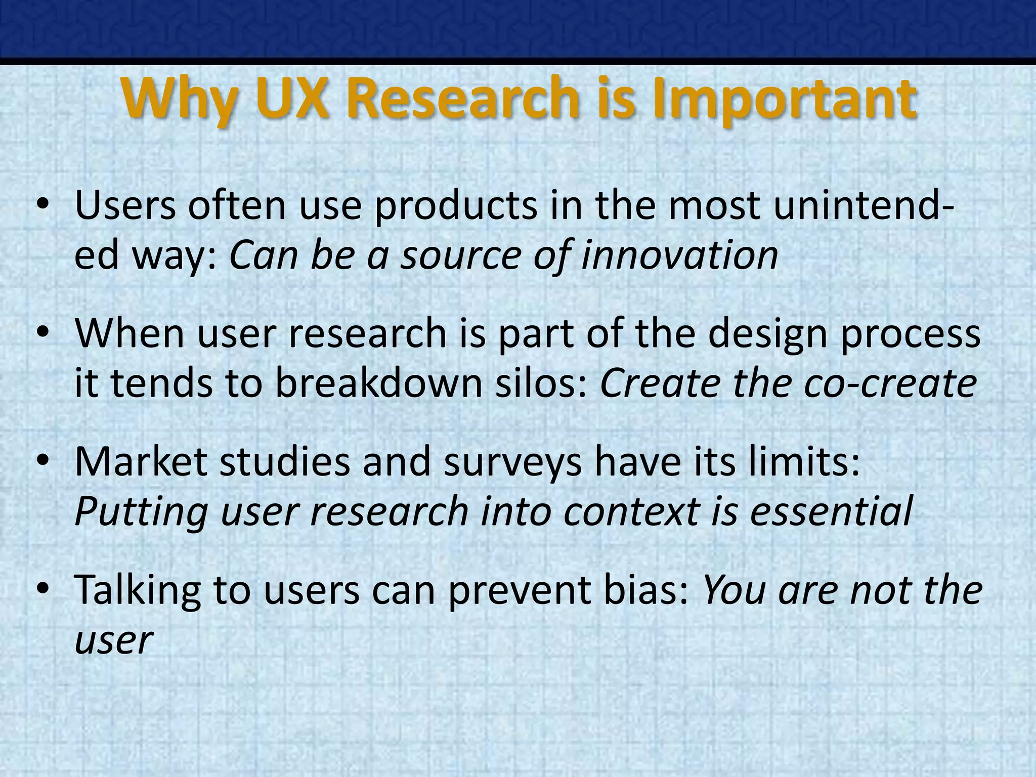 Introduction to UX Research: Fundamentals of Contextual Inquiry | PPTX