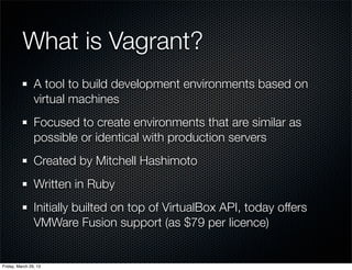 Introduction to Vagrant | PDF