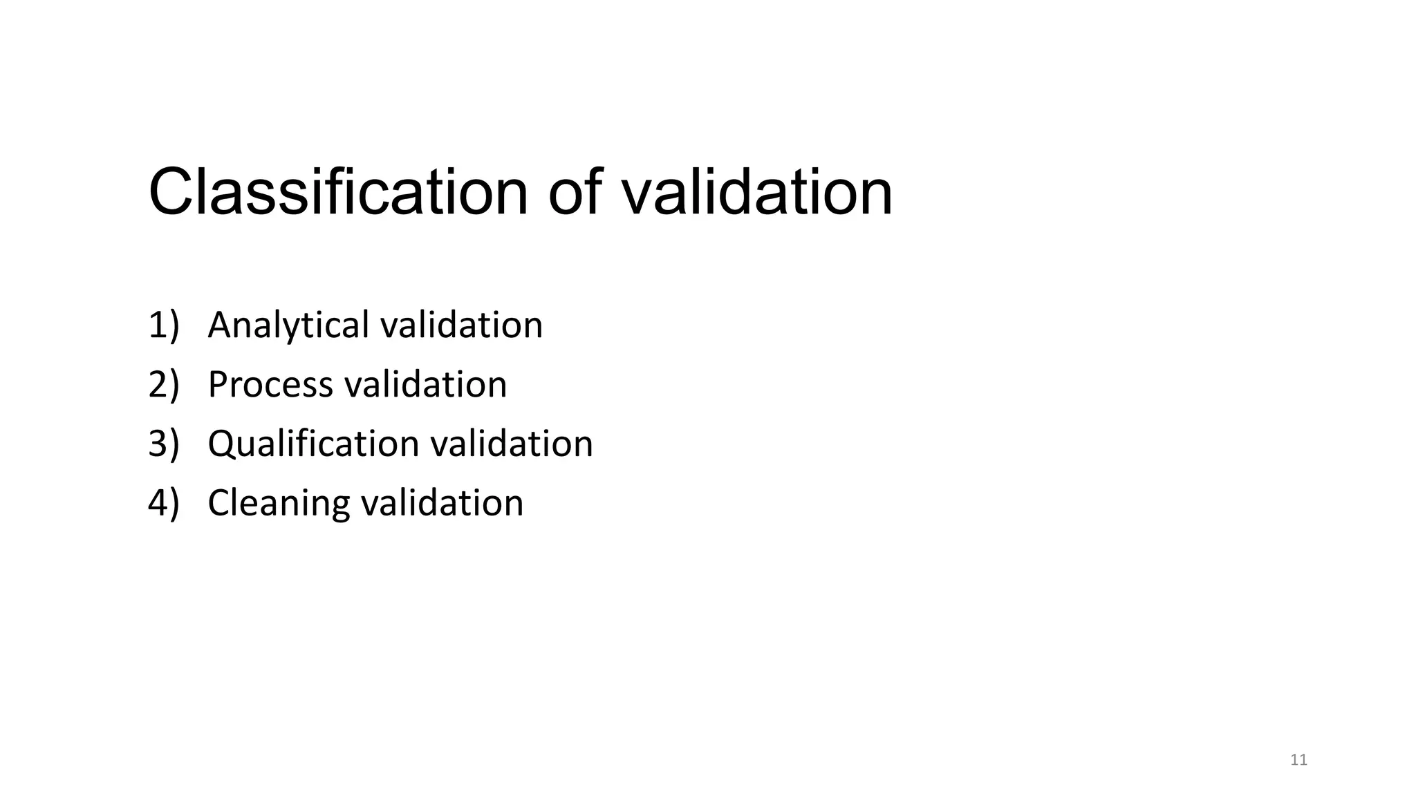 Introduction to validation | PPTX