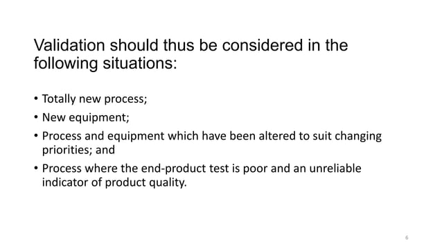 Introduction to validation | PPTX