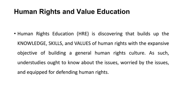 INTRODUCTION TO VALUE EDUCATION - Unit-I | PPTX