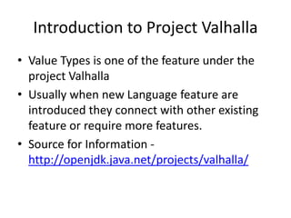 Introduction to value types | PPT