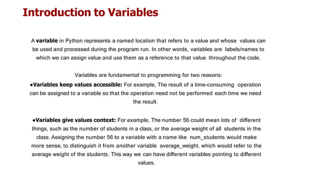 Introduction to Variables.pptx