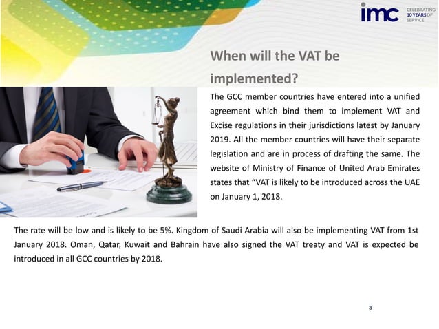 Introduction to VAT in GCC | PPT