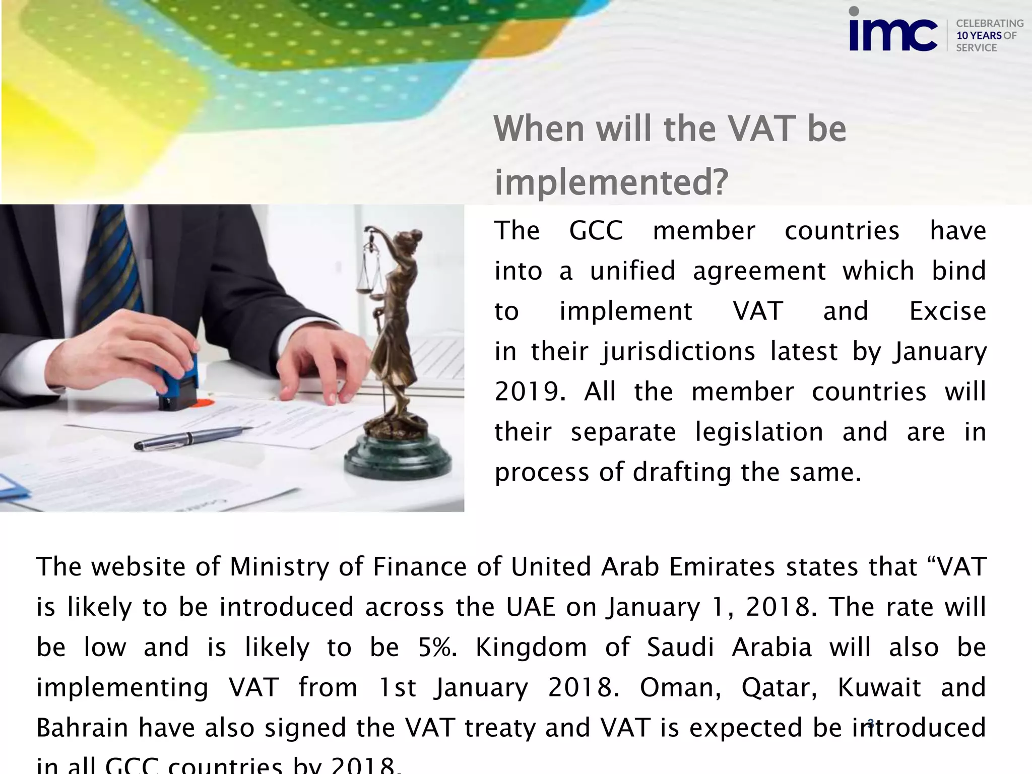 Introduction to VAT in GCC | PPTX | Business Accounting & Finance ...