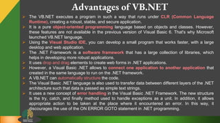 Introduction to vb.net