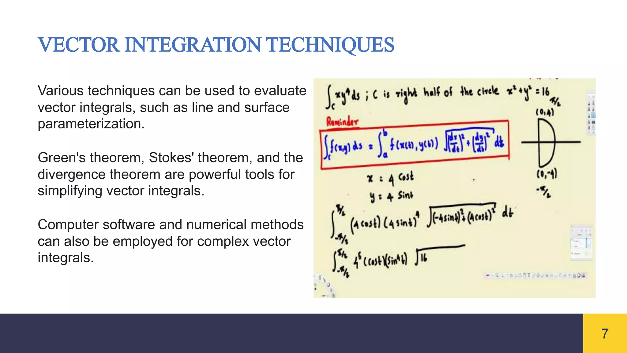 Introduction To Vector Integrals.pptx | Physics | Science