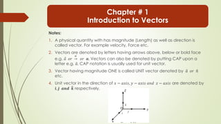 Introduction to Vectors in linear algebra | PDF