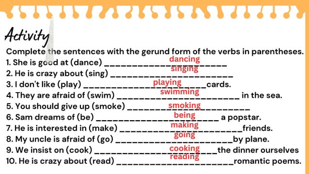 Introduction to Verbals and Types of Verbals Education Presentation in ...