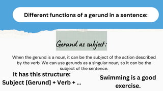 Introduction to Verbals and Types of Verbals Education Presentation in ...