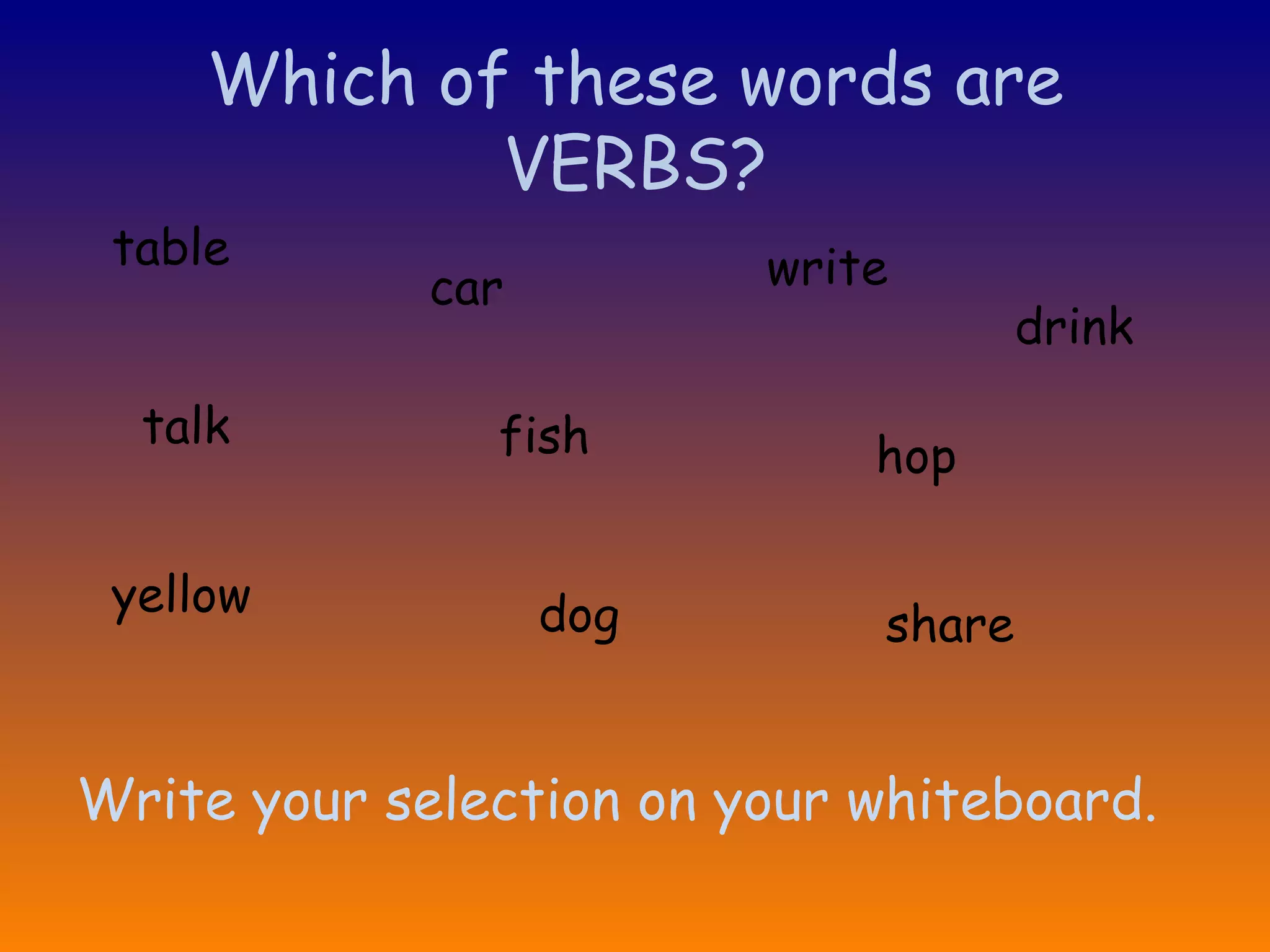 Introduction to verbs | PPT