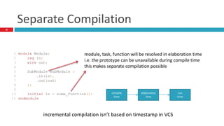 Introduction to Verilog & code coverage | PPTX | Programming Languages | Computing