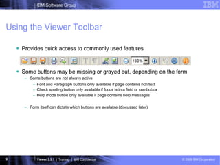 Introduction To IBM Lotus Forms Viewer | PPT