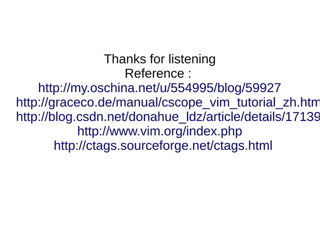 Introduction to vim | PPT