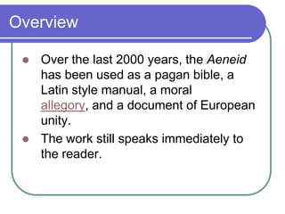 Introduction to virgil and the aeneid | PPTX