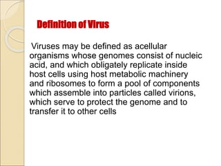 Virology for medical laboratory introduction to virus(2).ppt