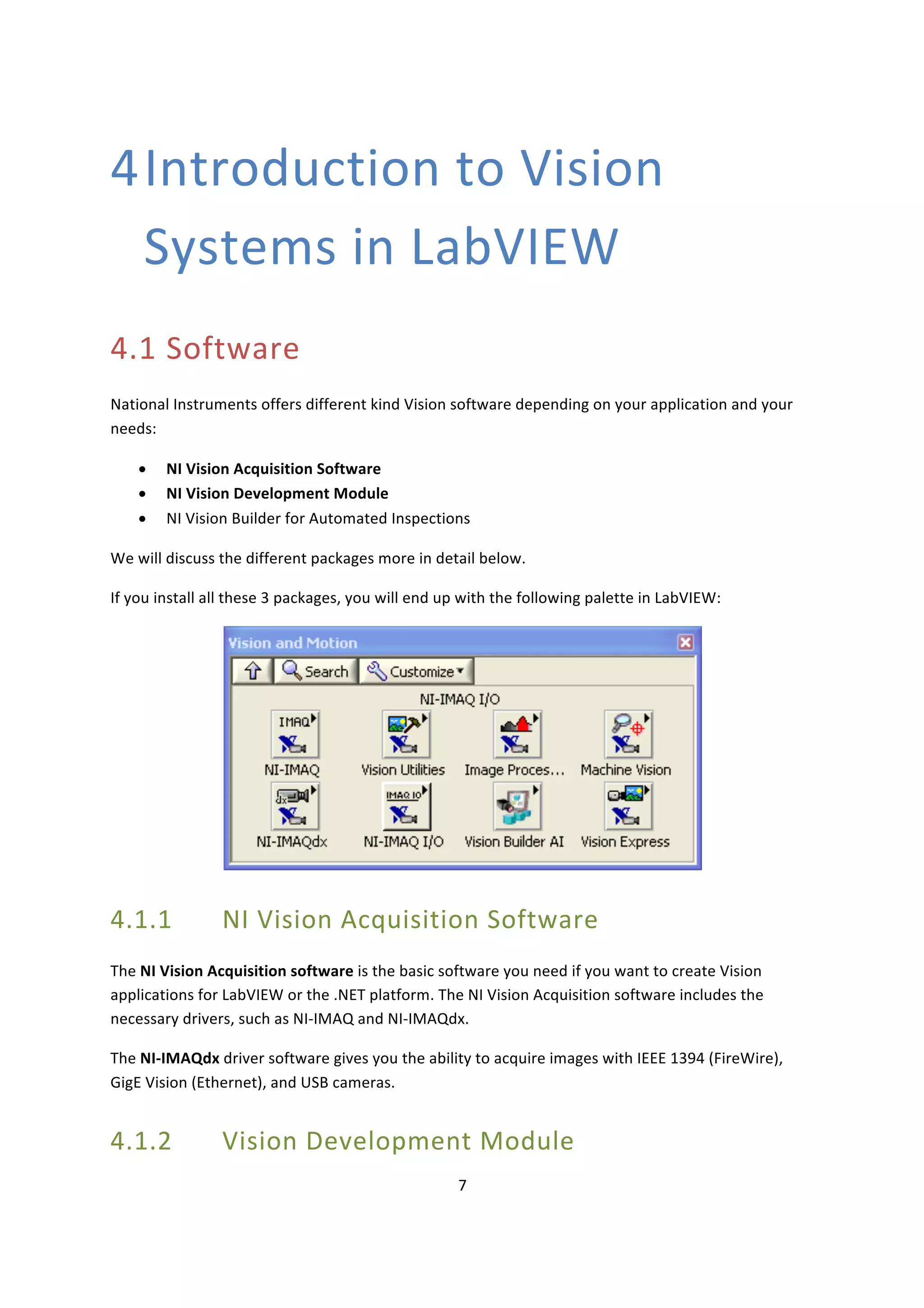 Introduction to vision systems in lab view | PDF