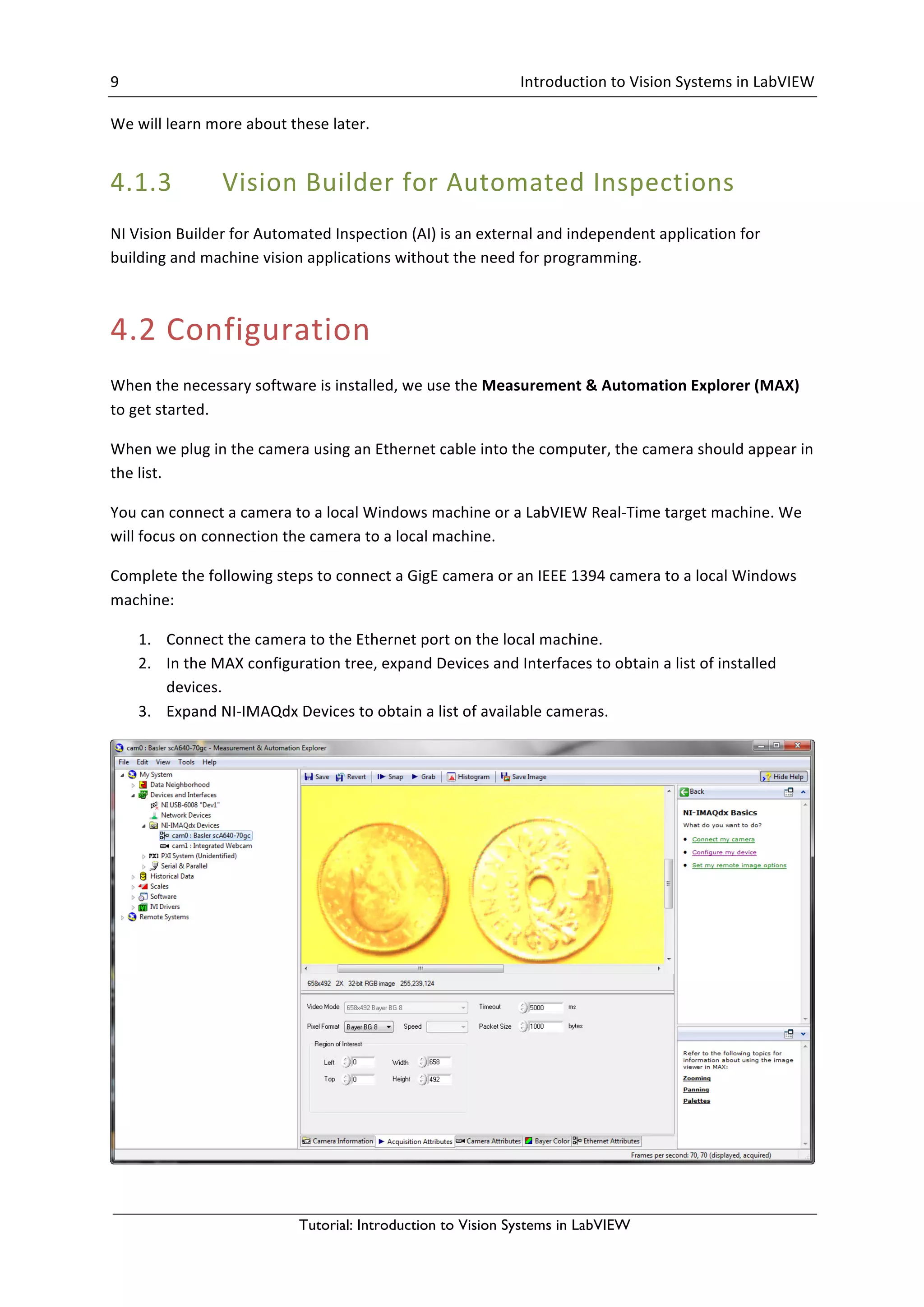 Introduction to vision systems in lab view | PDF