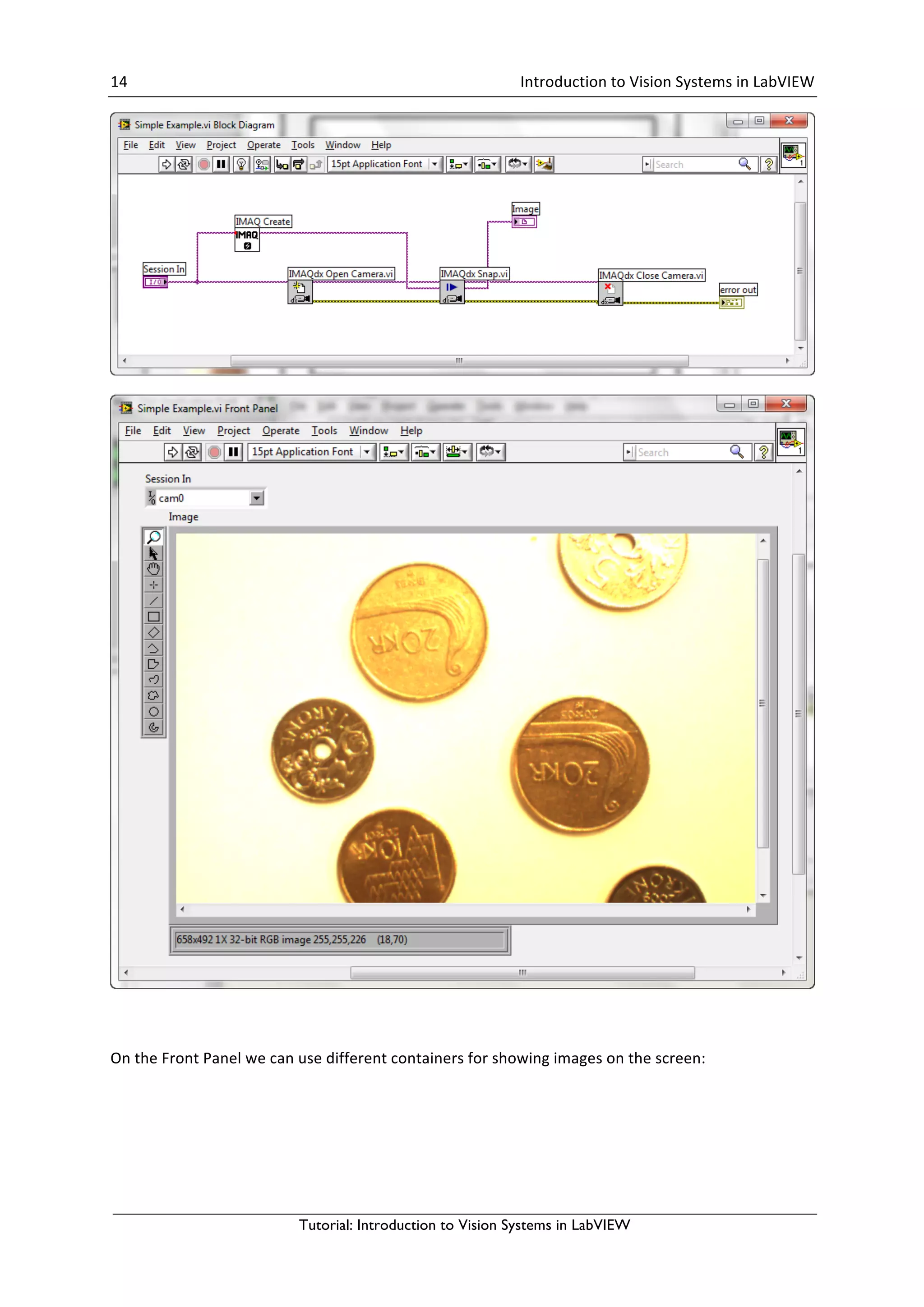 Introduction to vision systems in lab view | PDF