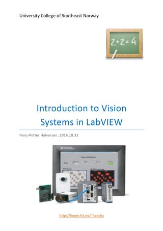 Introduction to vision systems in lab view | PDF