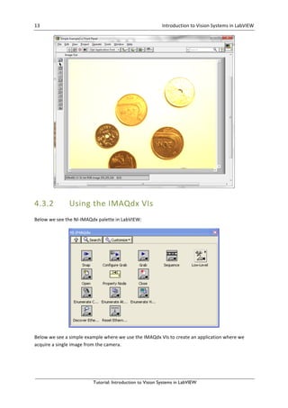 Introduction to vision systems in lab view | PDF