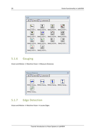 Introduction to vision systems in lab view | PDF