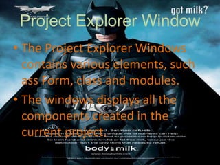 Introduction to visual basic | PPTX | Computing | Technology & Computing