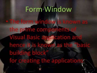 Introduction to visual basic | PPTX