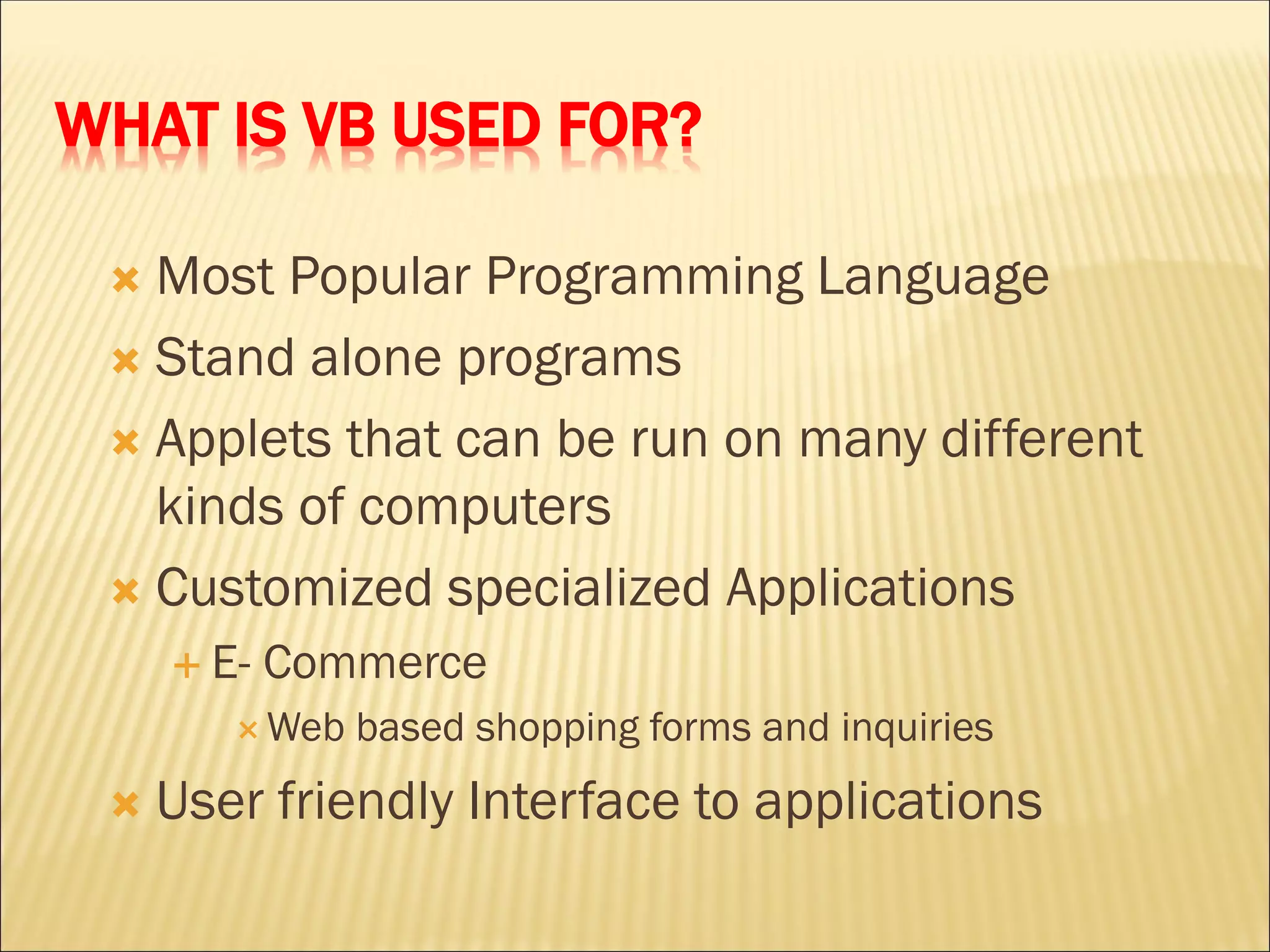 VISUAL PROGRAMMING | PDF | Operating Systems | Computer Software and Applications
