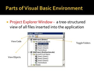Introduction to visual basic 6 (1) | PPTX | Programming Languages ...