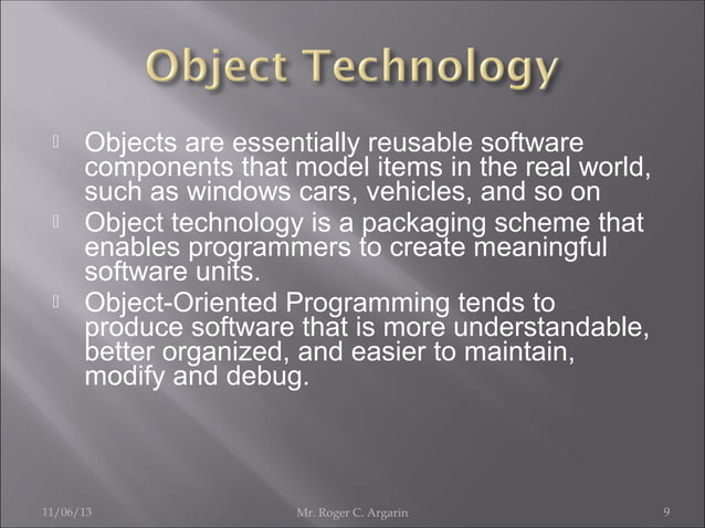 Introduction to visual basic programming | PPT