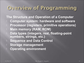 Introduction to visual basic programming | PPT