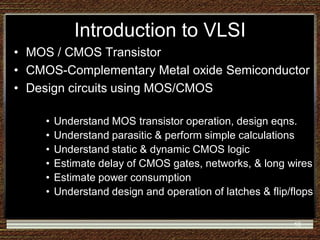Introduction to VLSI Design | PDF