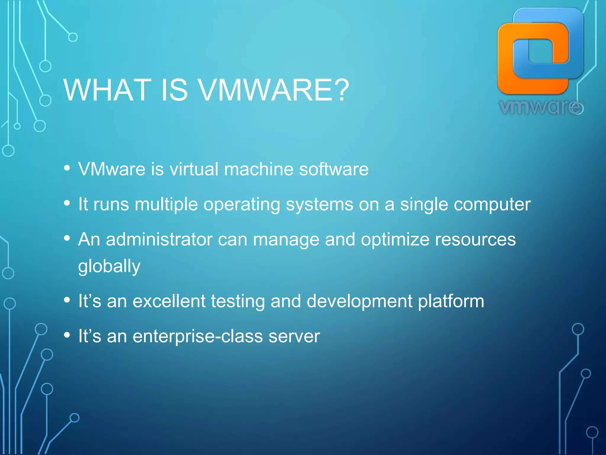 Introduction to vm ware | PPT