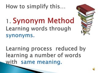 Introduction to vocabulary ppt | PPTX