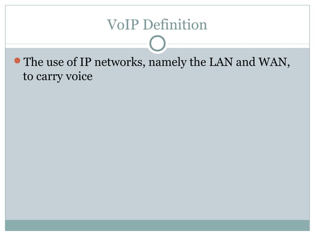 Introduction to VoIP | PPT