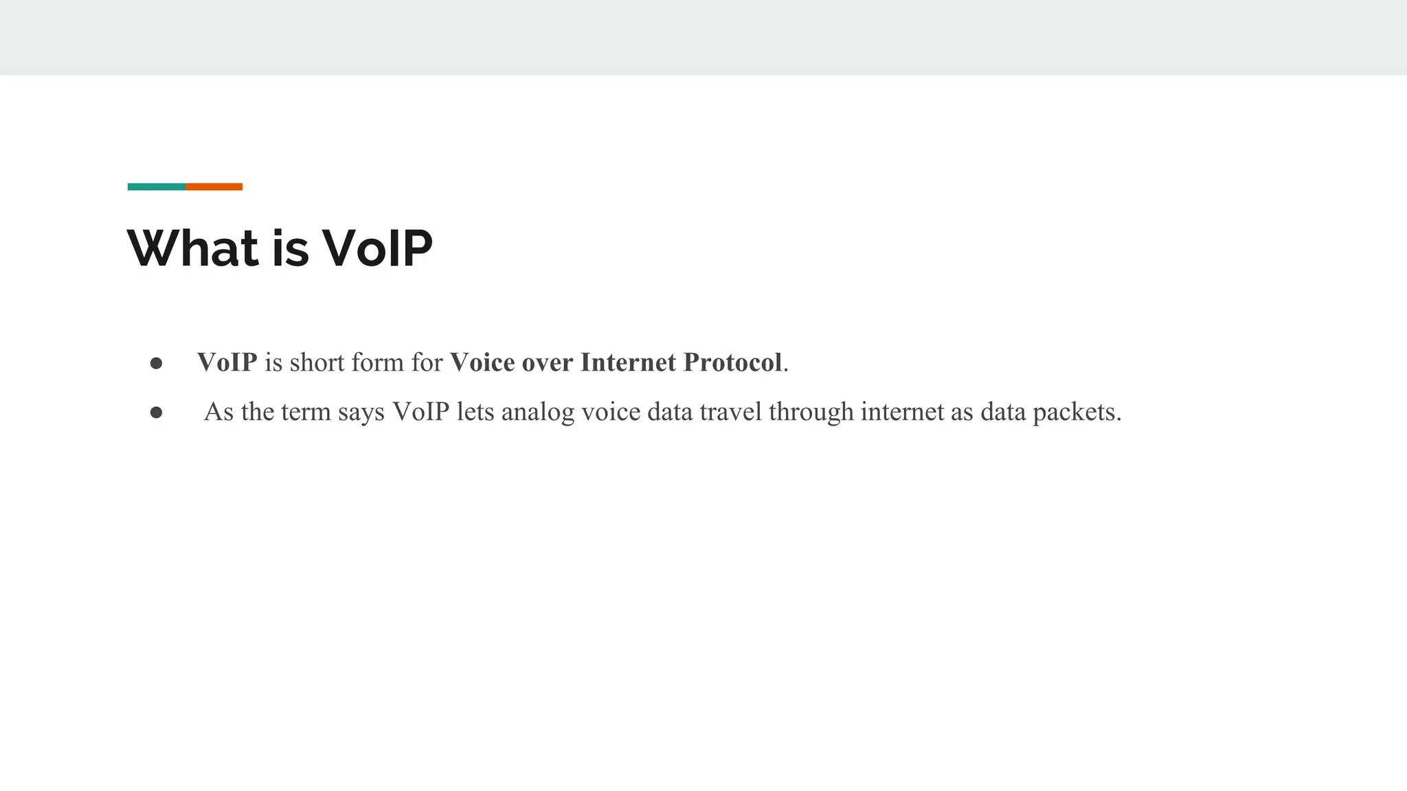 Introduction to VOIP | PPT
