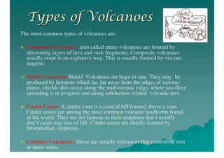 INTRODUCTION TO VOLCANOES | PPT