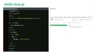 Introduction to Vue.js DevStaff Meetup 13.02