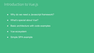 Introduction to Vue.js DevStaff Meetup 13.02