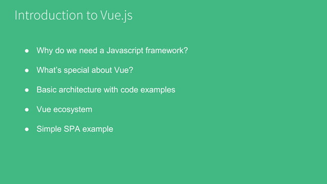 Introduction to Vue.js DevStaff Meetup 13.02
