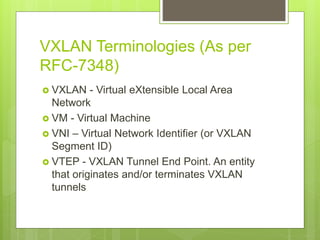 Introduction to vxlan | PPTX
