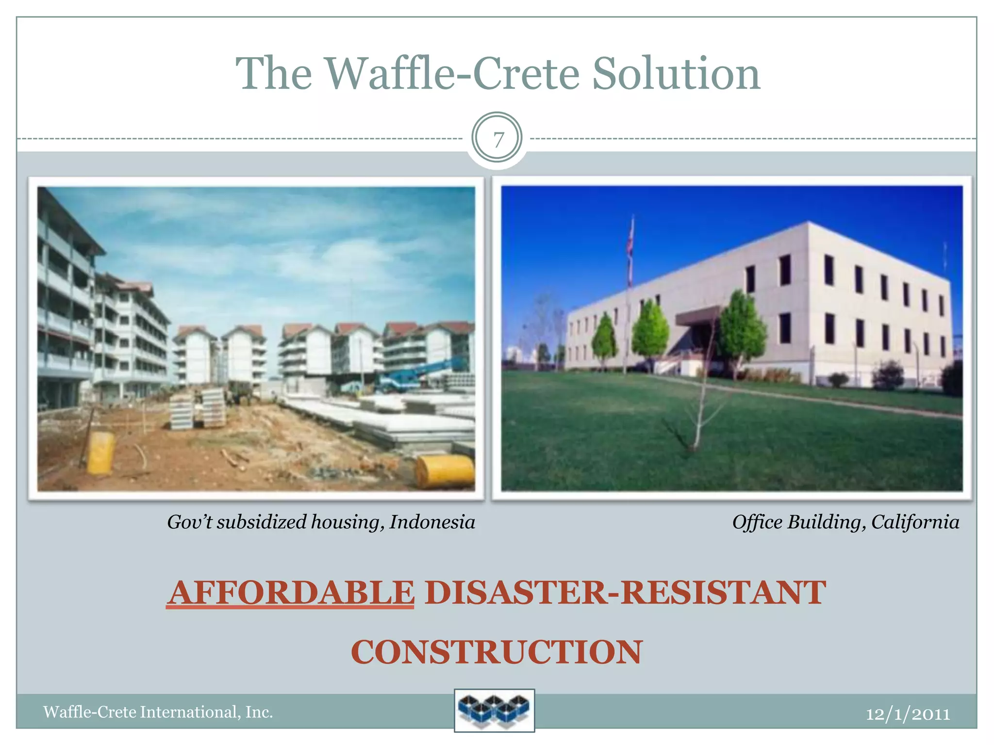 Introduction to the Waffle-Crete Precast Concrete Building System | PPTX
