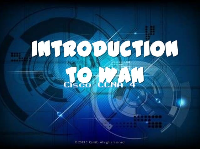 Introduction to WAN | PPT