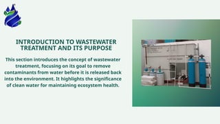 Introduction to Wastewater Treatment and Its Purpose.pptx
