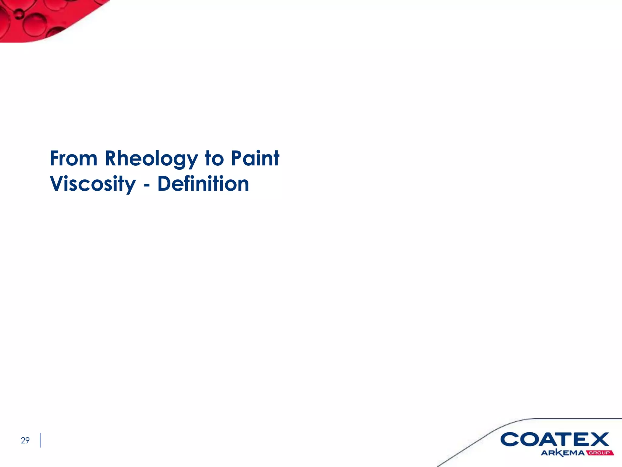Introduction to waterborne paints & coatings rheology | PDF