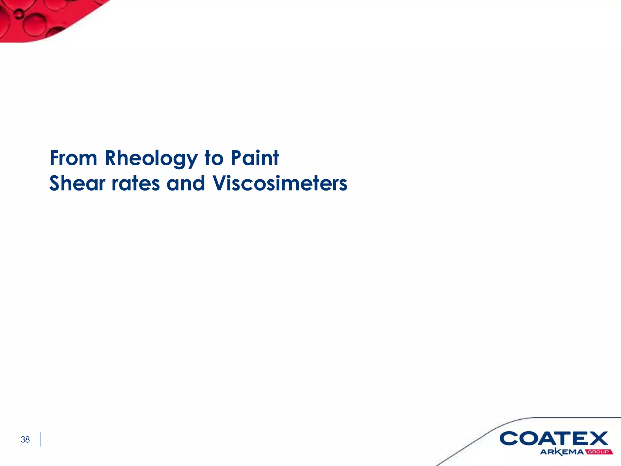 Introduction to waterborne paints & coatings rheology | PDF