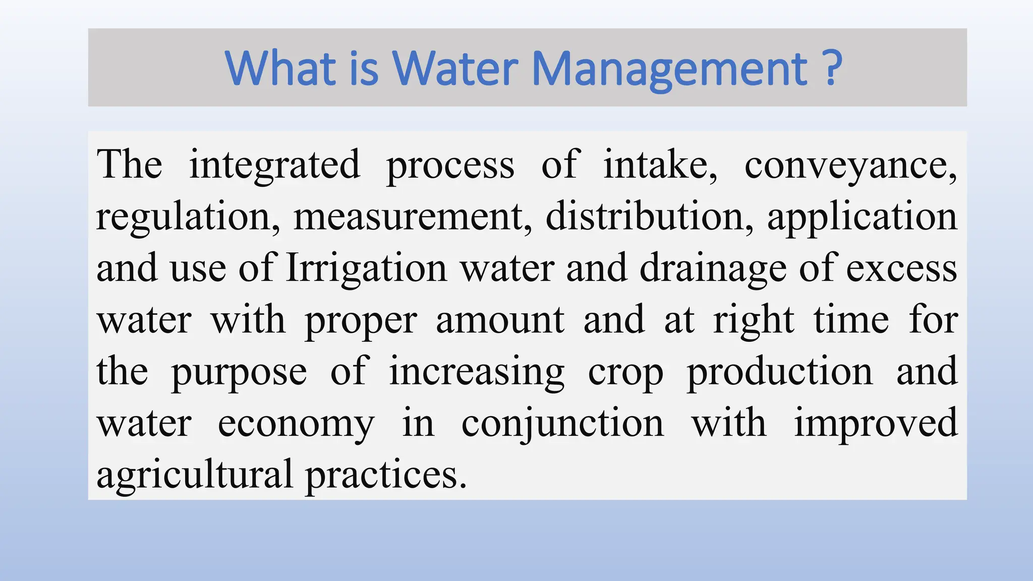 Introduction to water management in agriculture.pptx